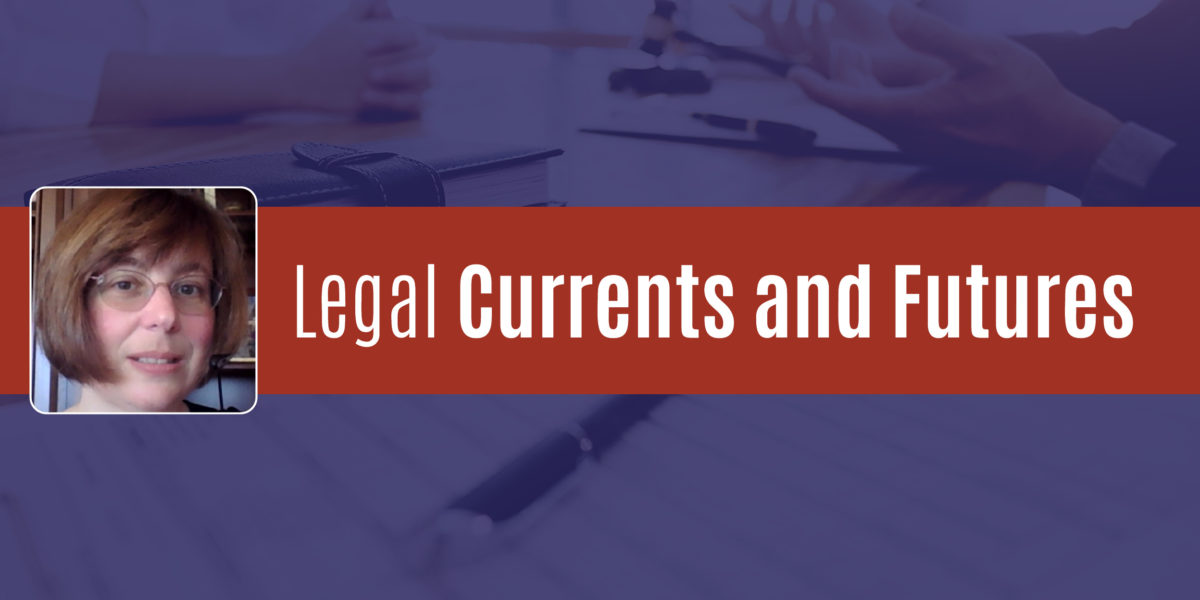 Legal Currents and Futures: Regulations, Standards, and Oversight Can ...